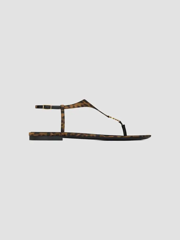 Saint Laurent Cassandra Sandals In Grosgrain