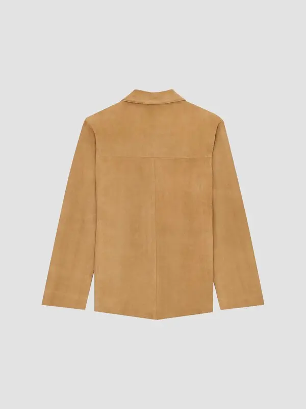 Saint Laurent Jacket In Suede