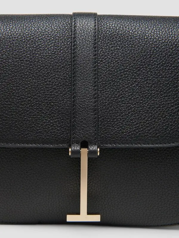 TOM FORD Kara Small Leather Crossbody Bag - Black