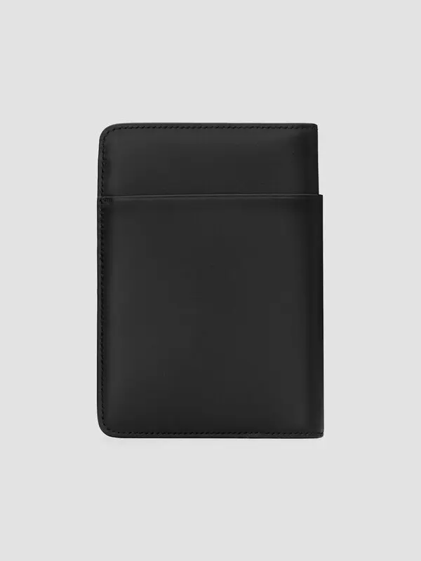 Saint Laurent Passport Case In Smooth Leather