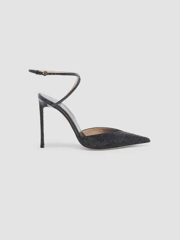 TOM FORD Selen 105mm Embellished Leather Pumps - Black