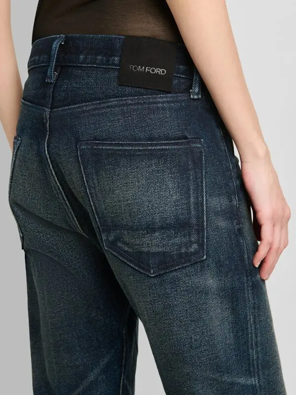 TOM FORD Stonewash Low-rise Boyfriend Jeans