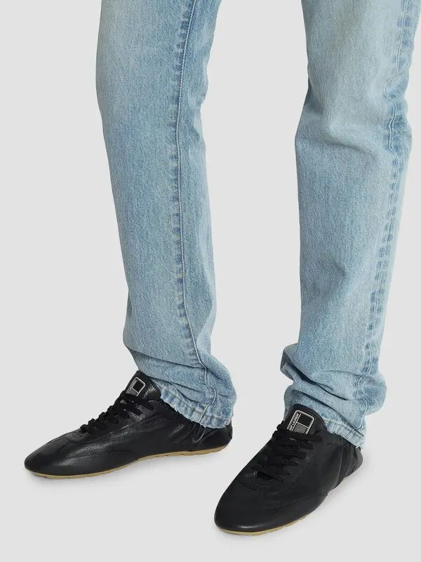 Saint Laurent Lewis Sneakers In Grained Leather