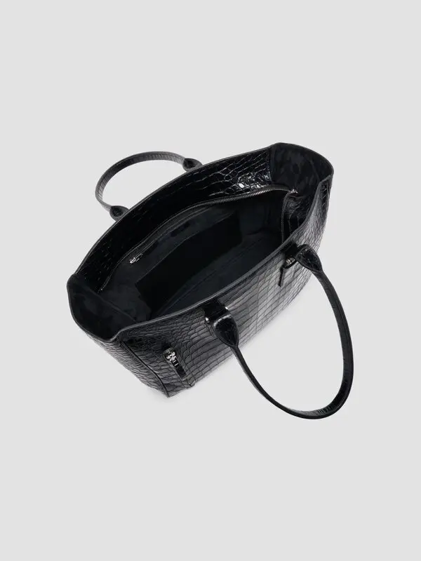 TOM FORD Crocodile-embossed Leather Tote Bag