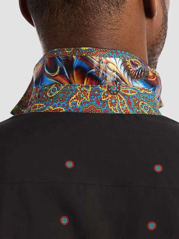 Robert Graham Taj Mahal Paisley Embroidered Cotton Shirt