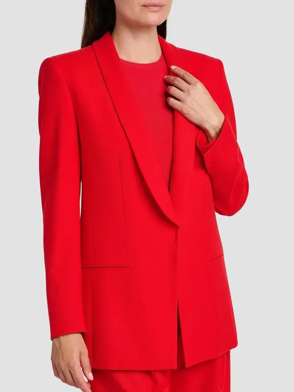 Giorgio Armani Shawl Lapel Virgin Wool Blazer