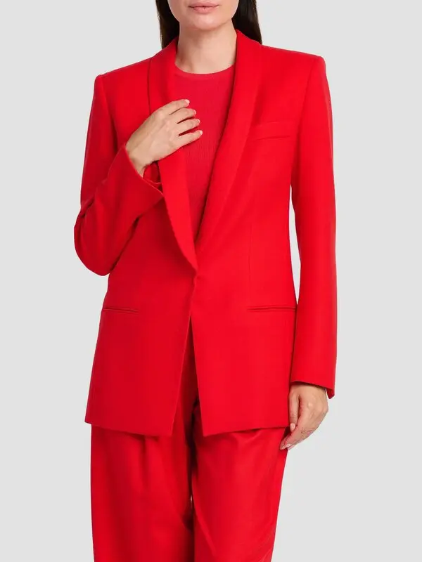Giorgio Armani Shawl Lapel Virgin Wool Blazer