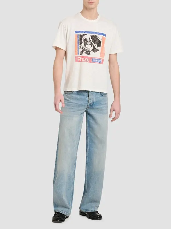 Rhude Helmethead Rallye Graphic Cotton T-shirt