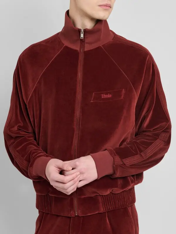 Rhude Madera Velour Track Jacket