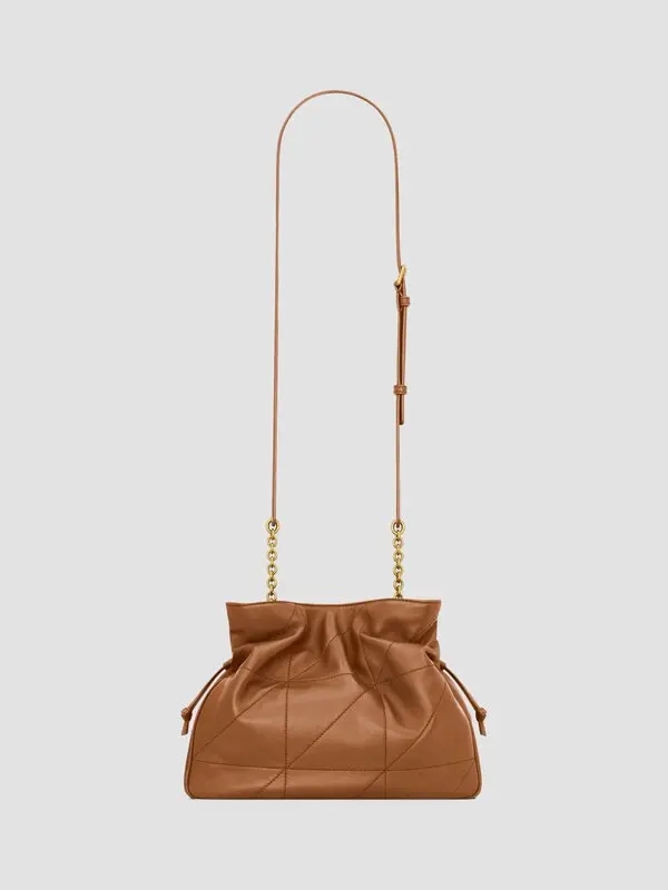 Saint Laurent Jamie Shoulder Bag In Lambskin Leather - Fox