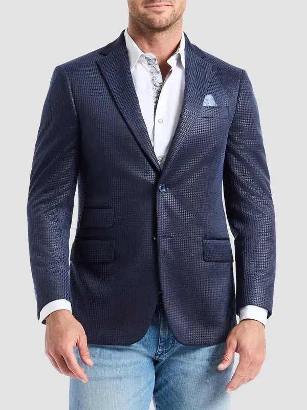 Robert Graham Colden Houndstooth Sportcoat - Navy