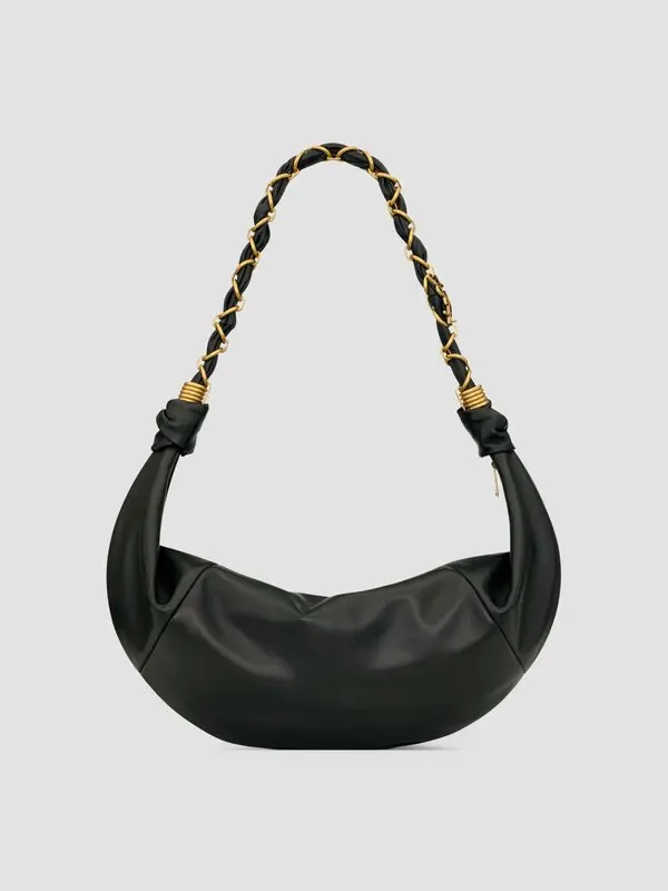Saint Laurent Amalia Hobo Bag - Black