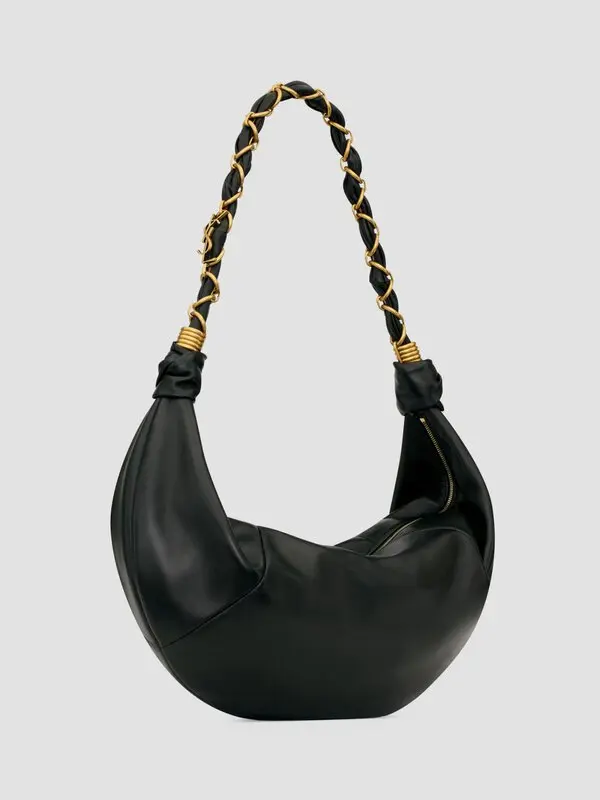 Saint Laurent Amalia Hobo Bag - Black
