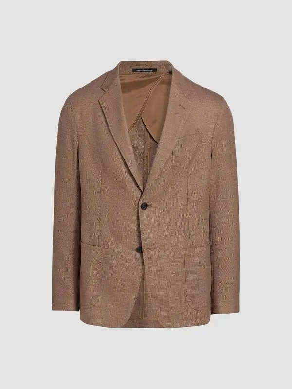 Emporio Armani Textured Wool Jacket
