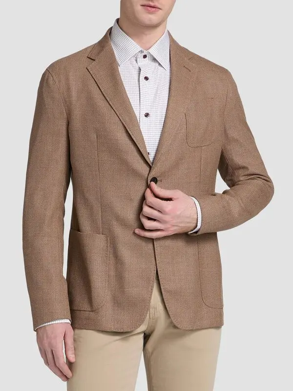 Emporio Armani Textured Wool Jacket