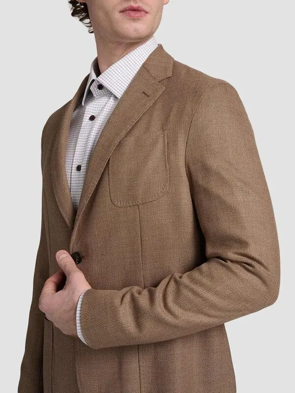 Emporio Armani Textured Wool Jacket