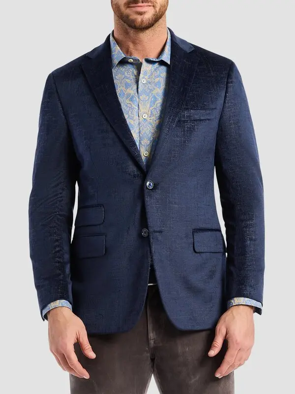 Robert Graham Ramon Crosshatch Woven Sport Coat