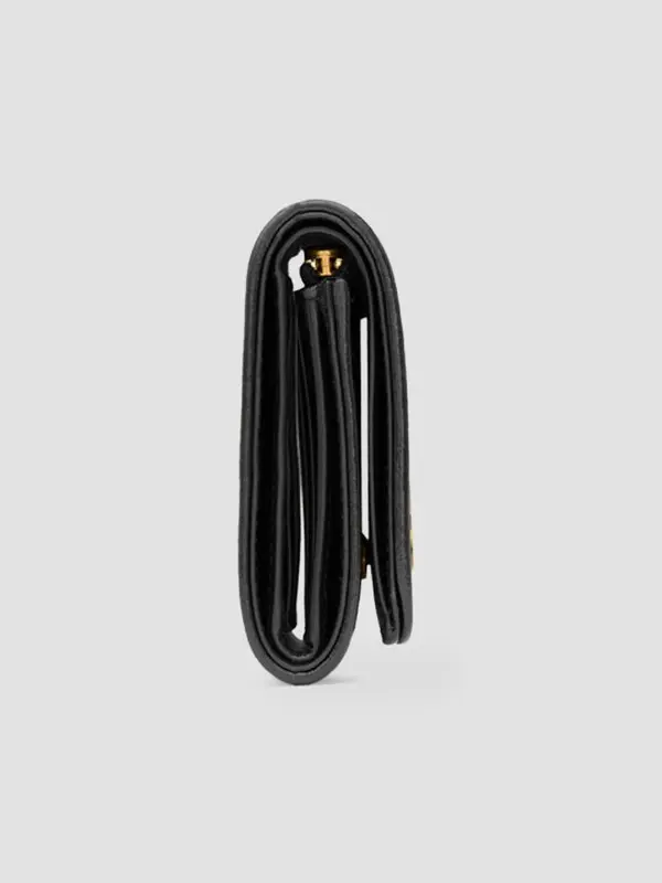 Saint Laurent Niki Slim Tri-fold Wallet In Vintage Leather