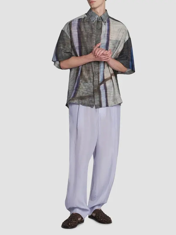 Giorgio Armani Cotton Poplin Trousers