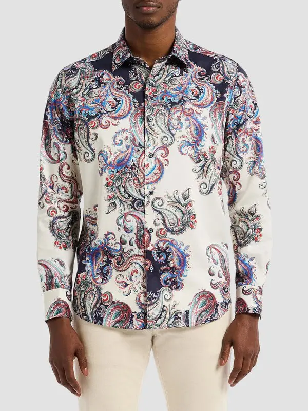 Robert Graham Morningside Paisley Print Woven Shirt