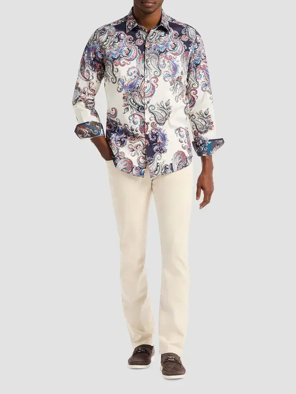 Robert Graham Morningside Paisley Print Woven Shirt