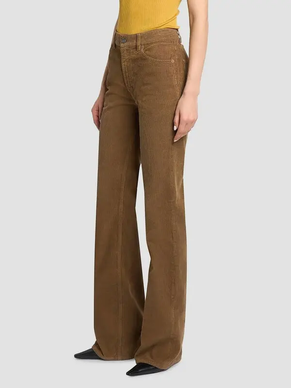 Saint Laurent 70's Pants In Corduroy