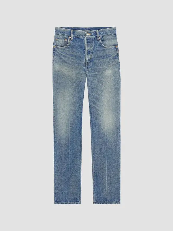 Saint Laurent 90's Mid-rise Straight Jeans