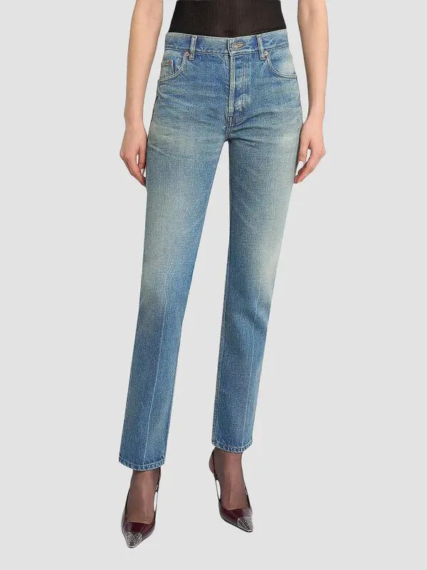 Saint Laurent 90's Mid-rise Straight Jeans