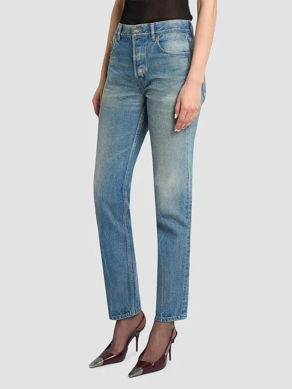 Saint Laurent 90's Mid-rise Straight Jeans