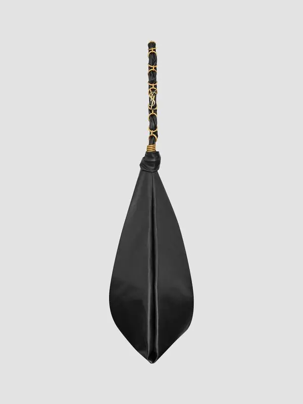 Saint Laurent Amalia Shoulder Bag In Smooth Leather - Black