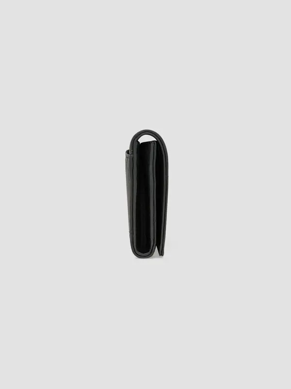Saint Laurent Jamie Large Flap Wallet - Black