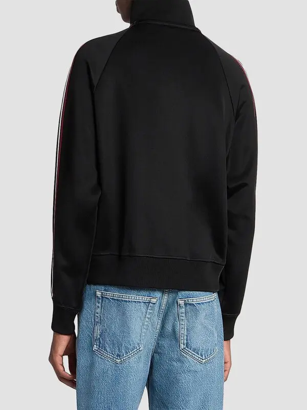 Saint Laurent Cassandre Track Jacket In Jersey