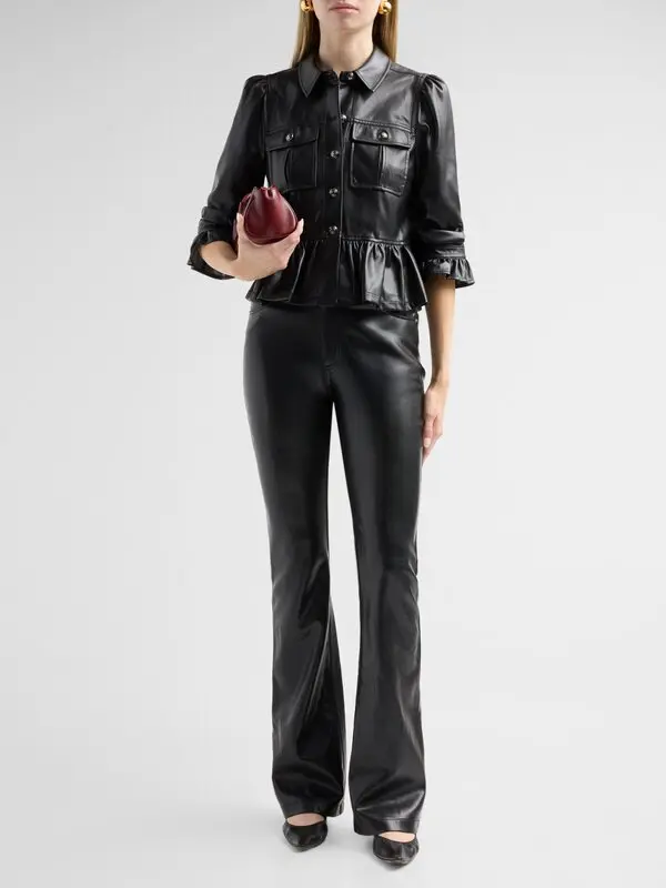 Cinq À Sept Stevie Faux-leather Pants