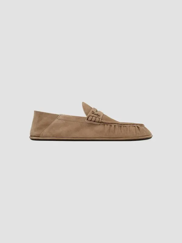 Saint Laurent Le Loafers Foldable In Suede