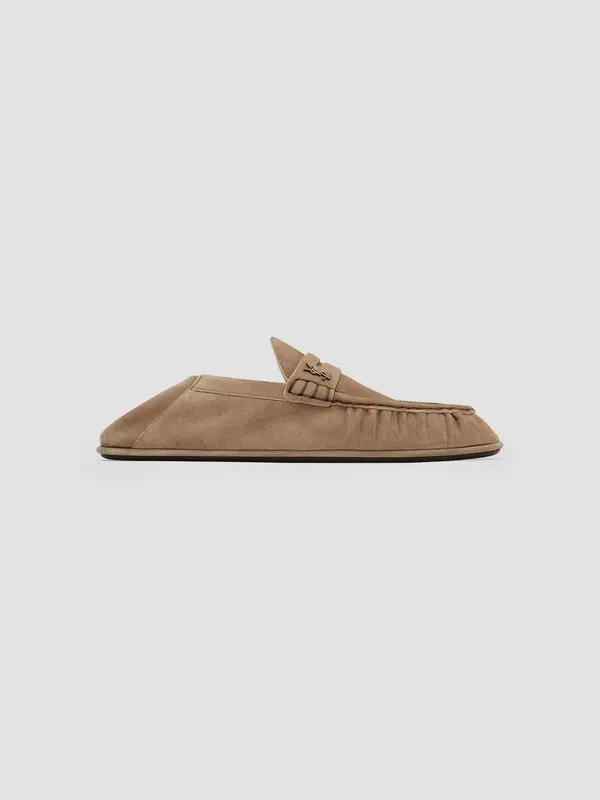 Saint Laurent Le Loafers Foldable In Suede
