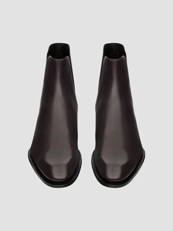 Saint Laurent Aurelien Chelsea Boots In Smooth Leather