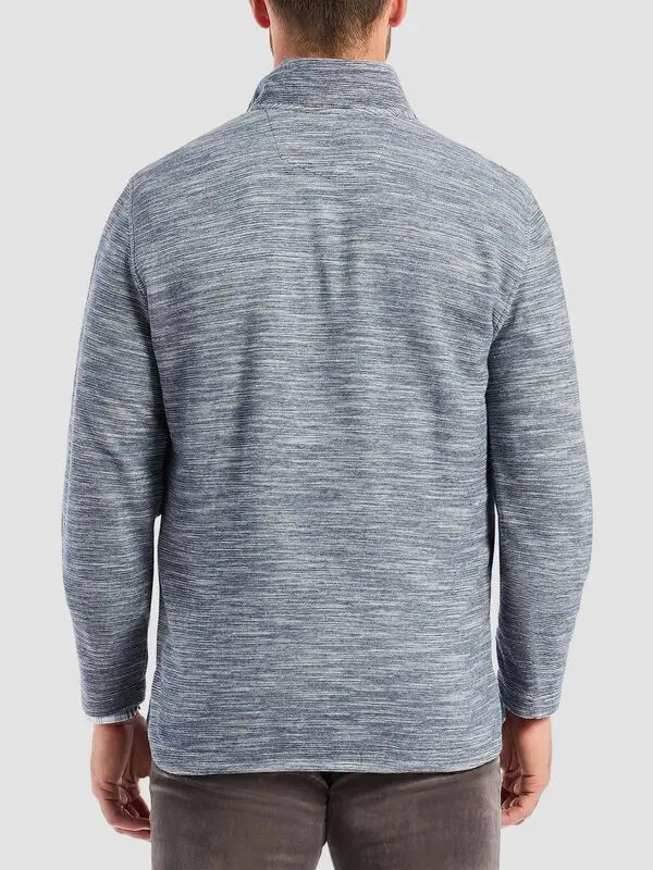 Robert Graham Ledson Cotton Quarter-zip Top