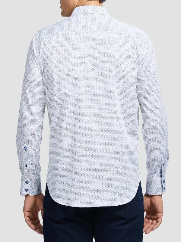 Robert Graham Akehurst Printed Long-sleeve Button-front Shirt