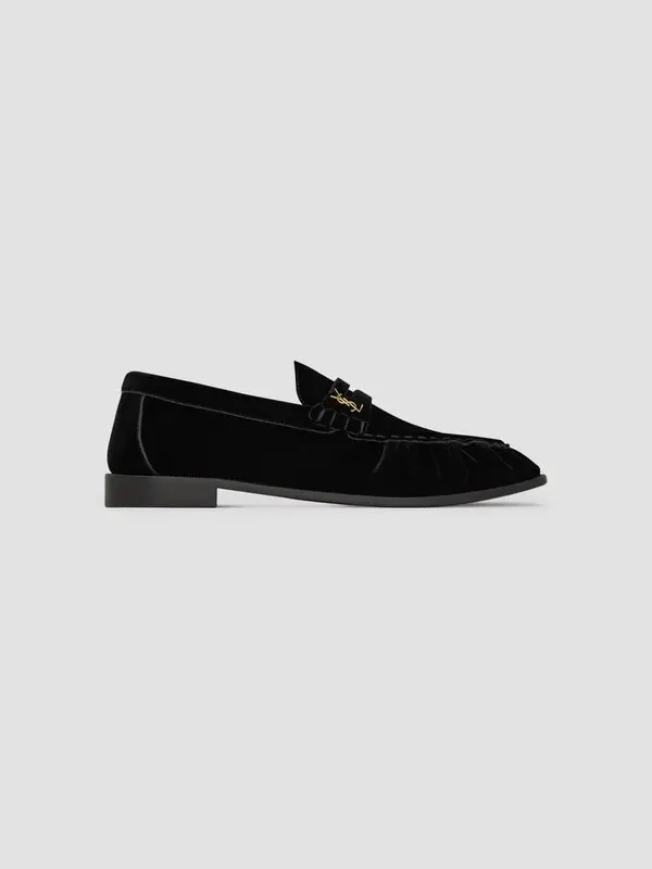 Saint Laurent Le Loafers Supple In Velvet