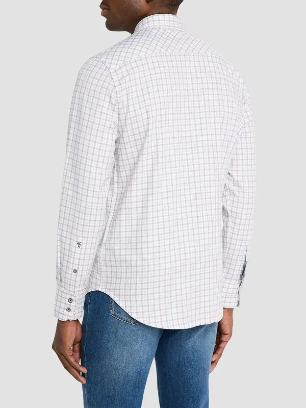 Robert Graham Darrington Mini-check Cotton Shirt