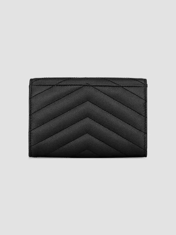 Saint Laurent Cassandre Matelasse Small Envelope Wallet