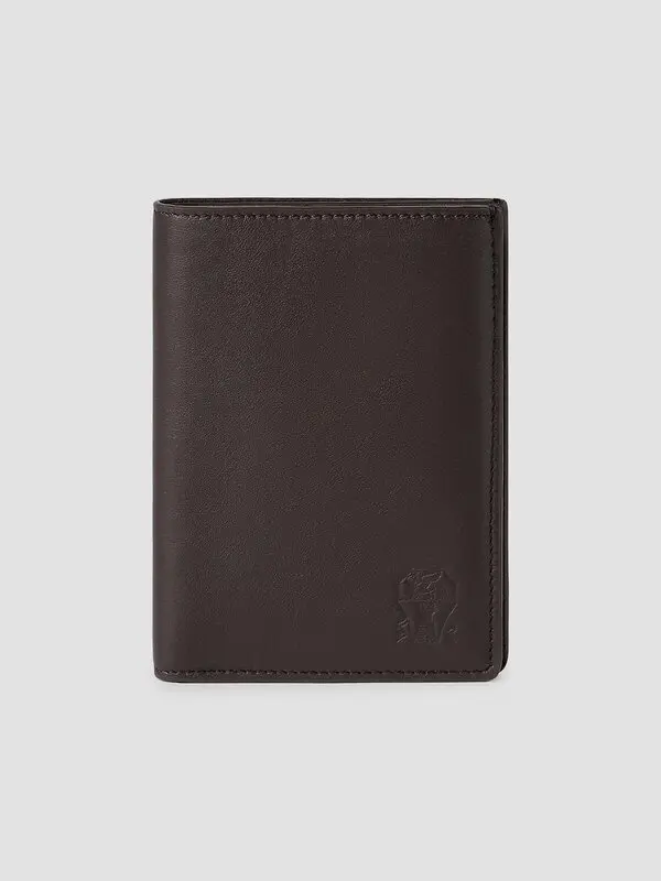 Brunello Cucinelli Smooth Calfskin Passport Holder