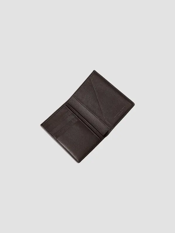 Brunello Cucinelli Smooth Calfskin Passport Holder