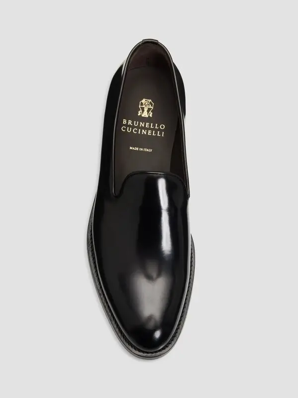 Brunello Cucinelli Leather Venetian Loafers