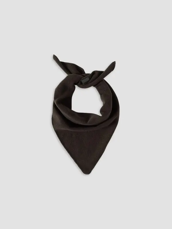 Brunello Cucinelli Cashmere Foulard With Monili - Coffee