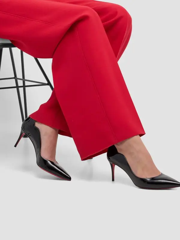 CHRISTIAN LOUBOUTIN Hot Chick 70mm Leather Pumps - Black
