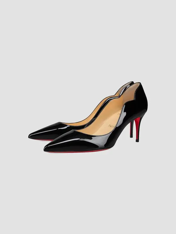 CHRISTIAN LOUBOUTIN Hot Chick 70mm Leather Pumps - Black