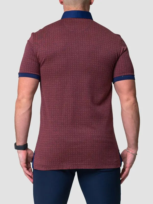 MACEOO Mozart Opa Polo Shirt - Red