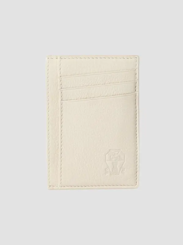 Brunello Cucinelli Fine Grain Calfskin Card Holder