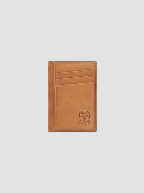 Brunello Cucinelli Nubuck Card Holder